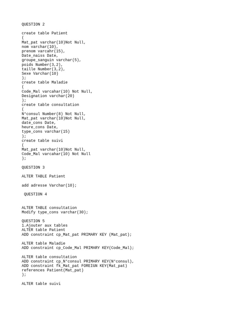 SQL | PDF | Data Model | Computer Programming