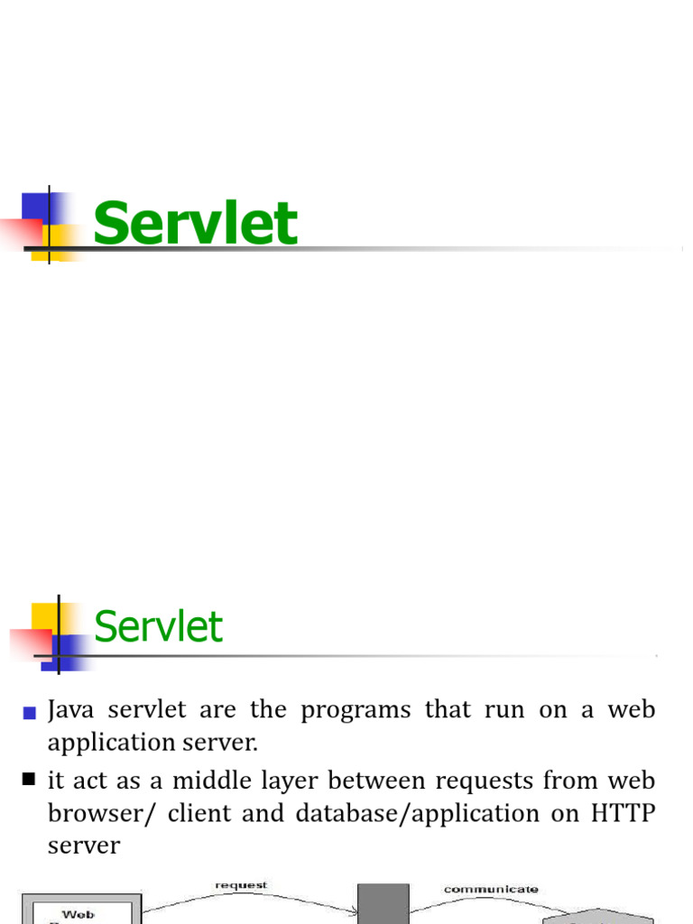 Chapter 06 Servlet Pdf Web Server Internet And Web 