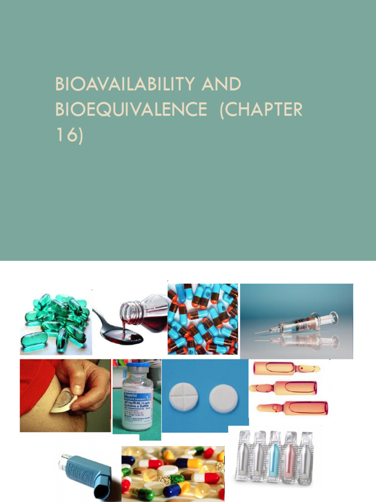 Bioavailabity and Bioequivalence 2021 | PDF