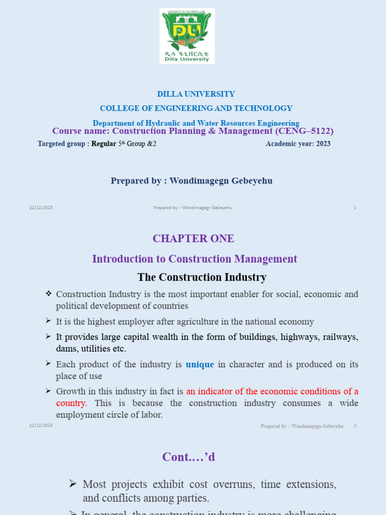 Chapter 1 | PDF | Project Management | Human Resources
