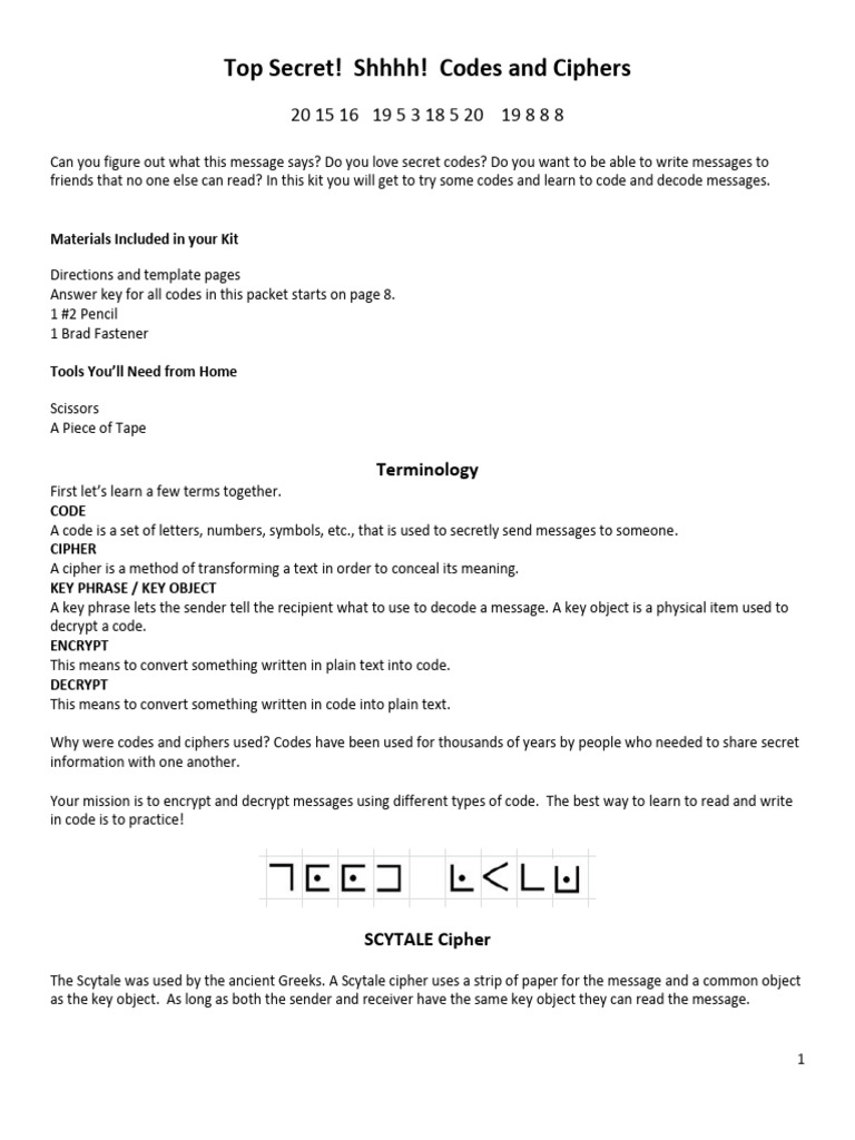 RMDK - Codes and Ciphers | Download Free PDF | Cipher | Encryption