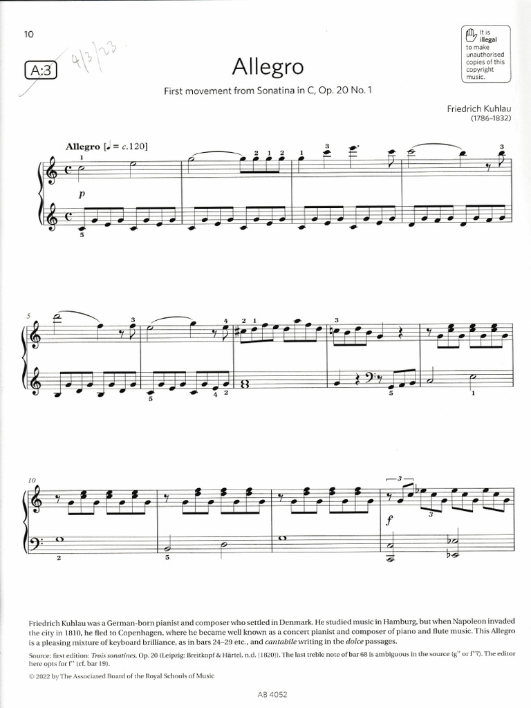 ABRSM Grade 6 2023-2024 | PDF