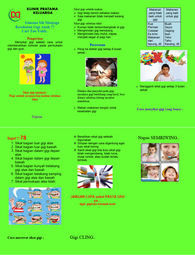 Leaflet Gigi Dan Mulut | PDF