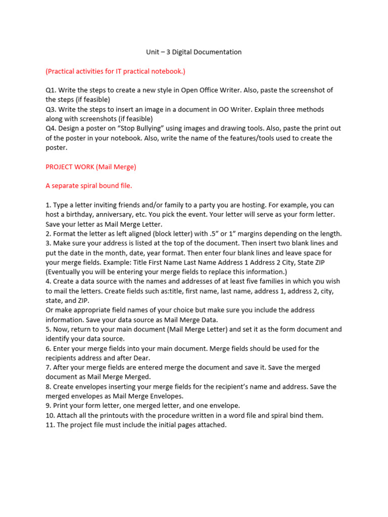 PRACTICALS | PDF | Document | Spreadsheet