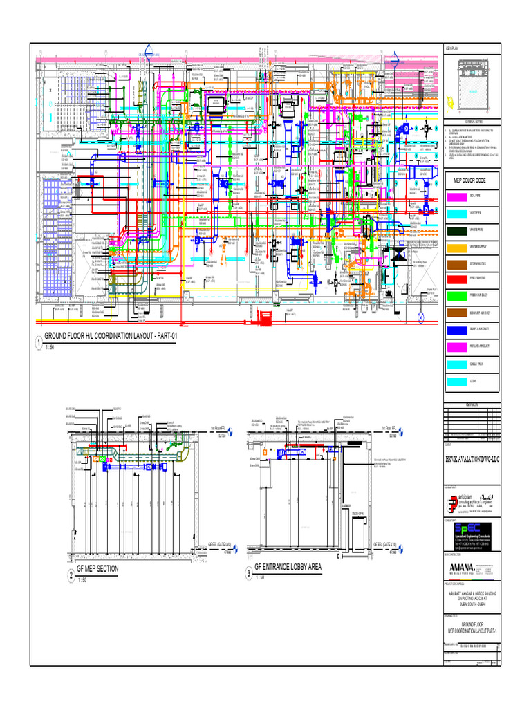Ground Floor MEP Layout Plan | PDF