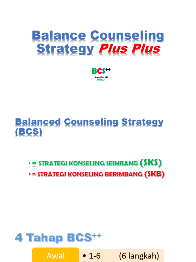 Strategi Konseling Keluarga Berencana | PDF | Pengembangan Diri ...