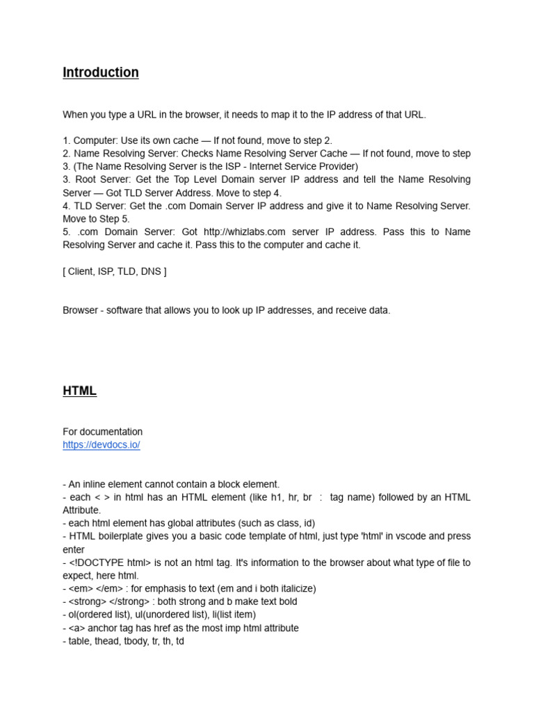 WebDev Angela Udemy Notes | PDF | Business