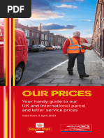 Chart Guide To Postal Rates An Post | PDF | Mail | United States Postal ...