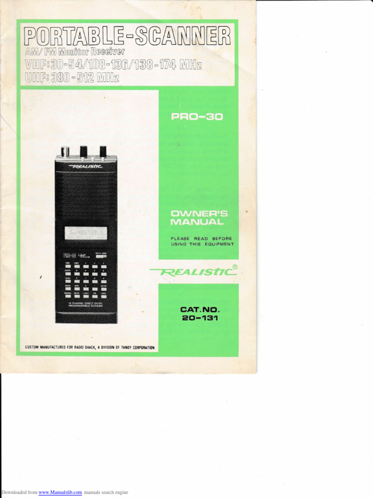 Pro30 Realistic | PDF | Rechargeable Battery | Decibel