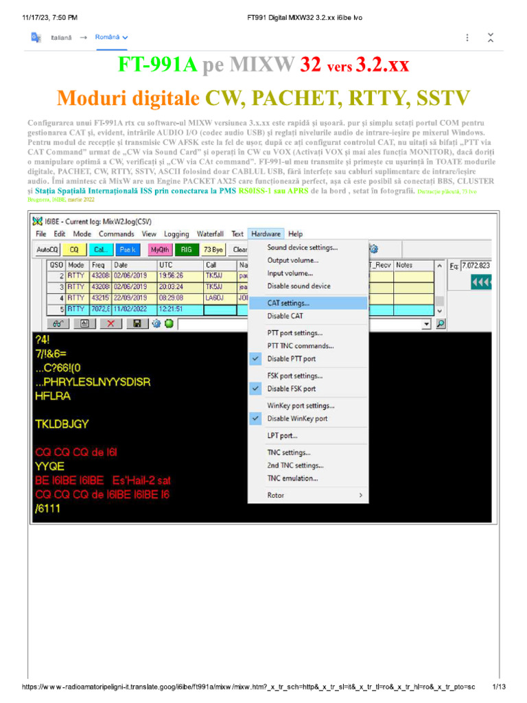 FT 991A Setting 3 | PDF