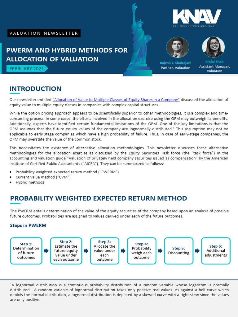 Pwerm and Hybrid Methods For Allocation of Valuation | PDF | Stocks ...