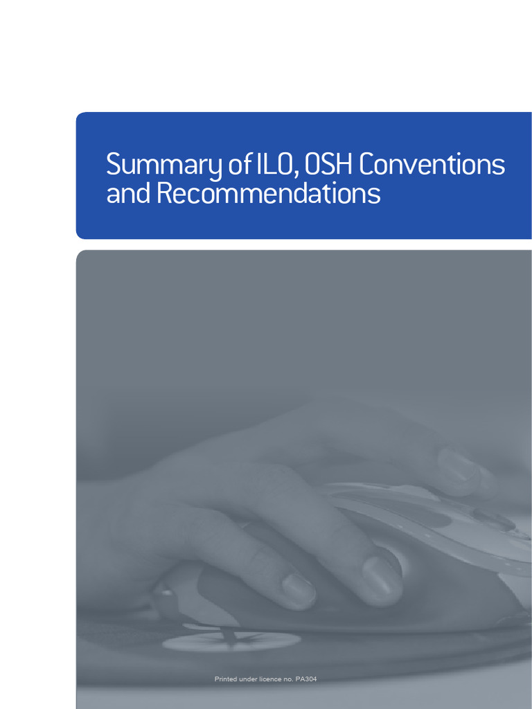 Ilo Convention | PDF | Occupational Safety And Health | Asbestos