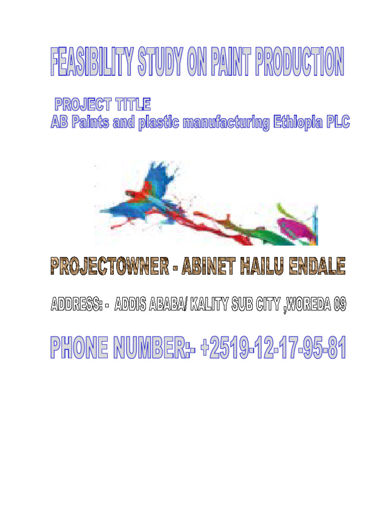 AB Paint and Plastic Factory-1 | PDF | Finance & Money Management