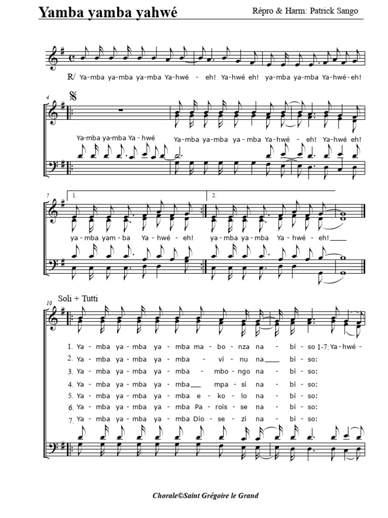 Yamba Yamba Yahwe | PDF