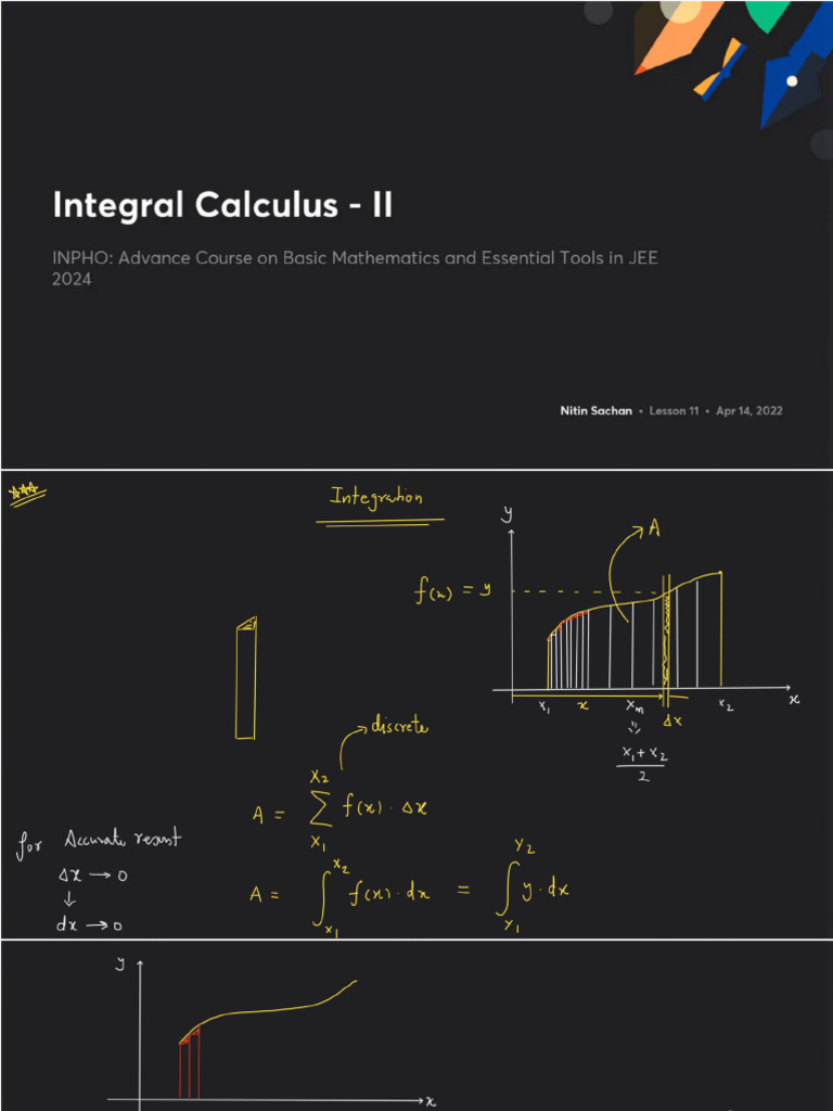 Integral Calculus II With Anno | PDF