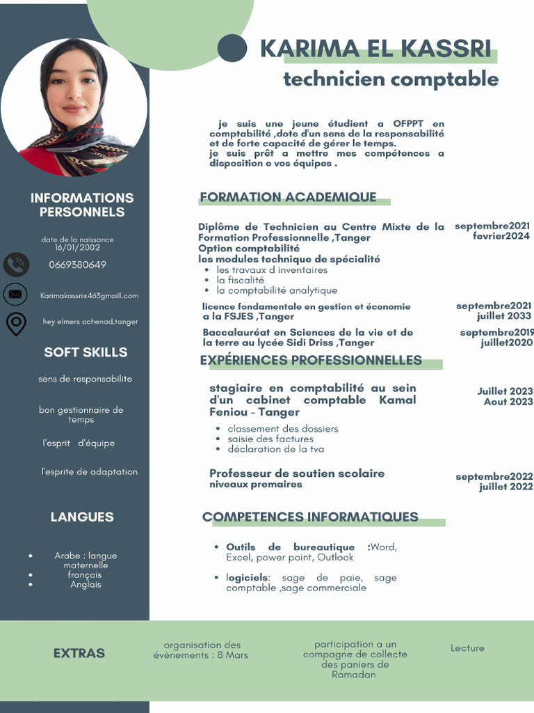 CV de Exame Karima | PDF