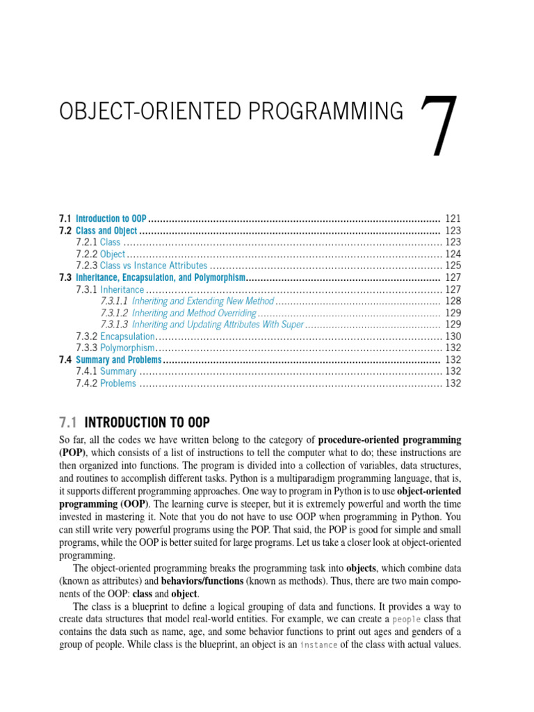 1oops Class Objects Inheritance Encapsulation Polymorphism Pdf Class Computer Programming 0411