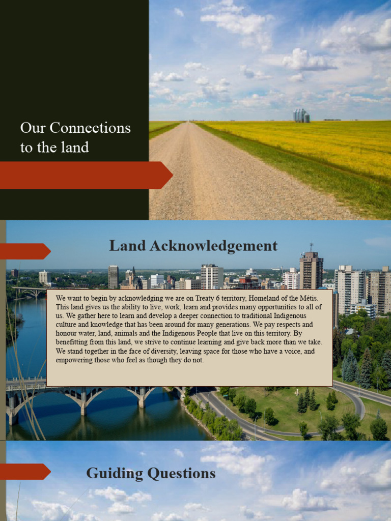 Our Connections To The Land | PDF