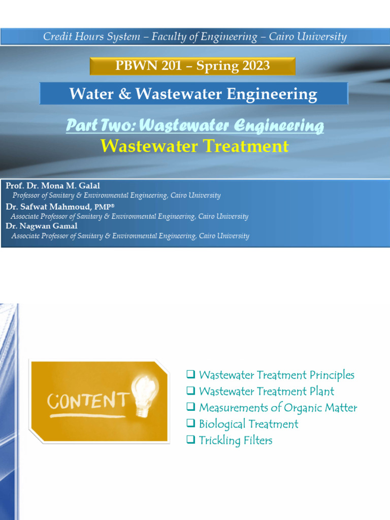 Wastewater Treatment | PDF | Sewage Treatment | Sanitation