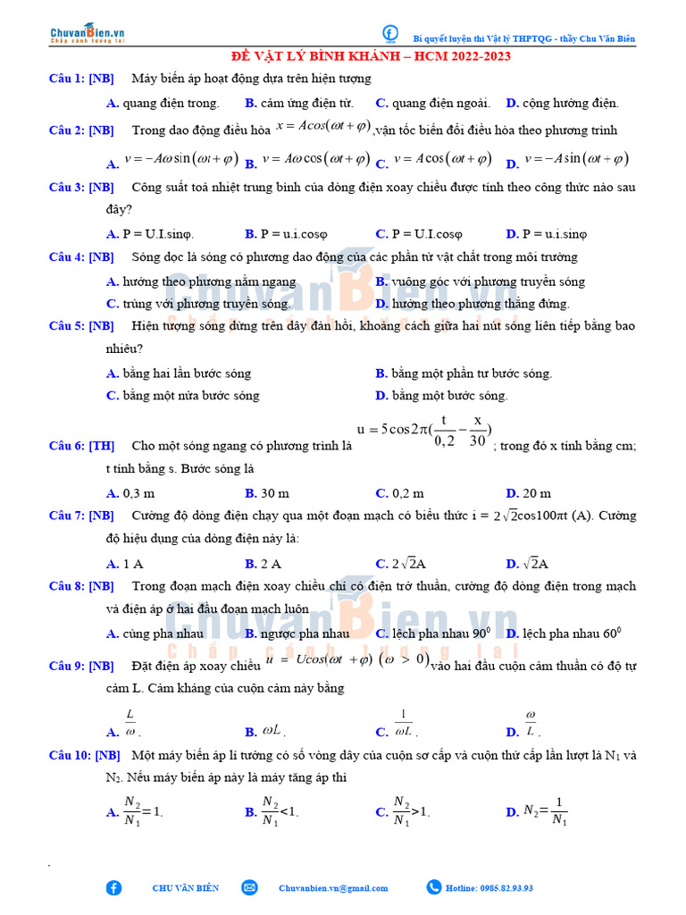Bình Khánh - HCM | PDF