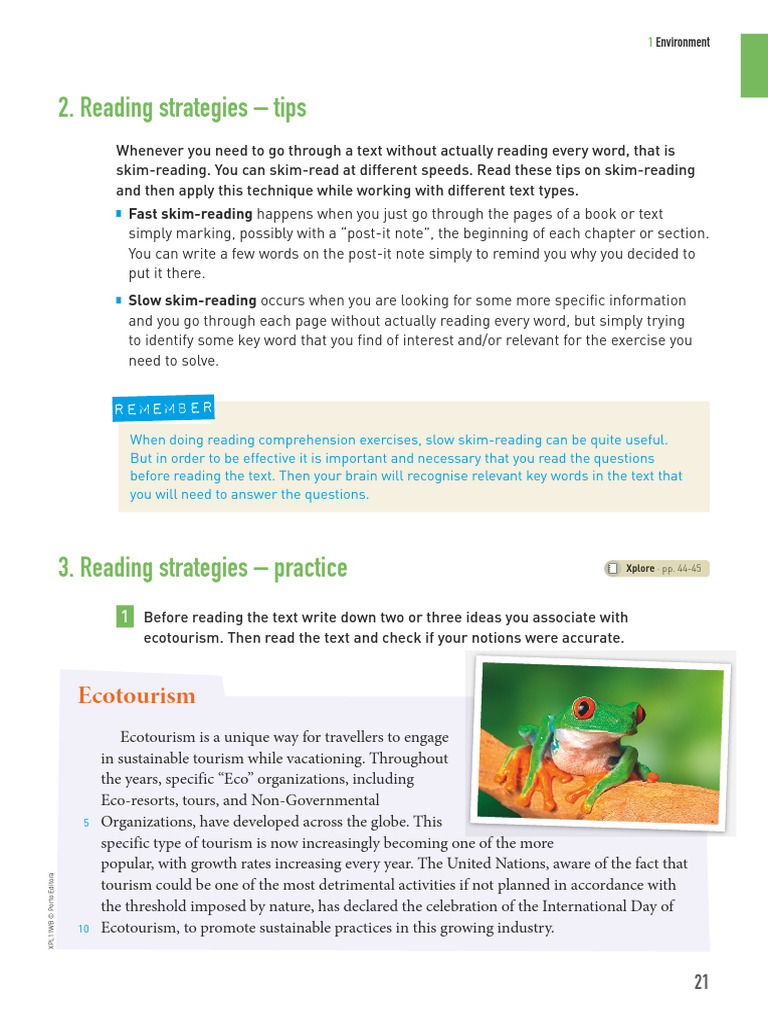 Ecotourism Reading Practice | PDF