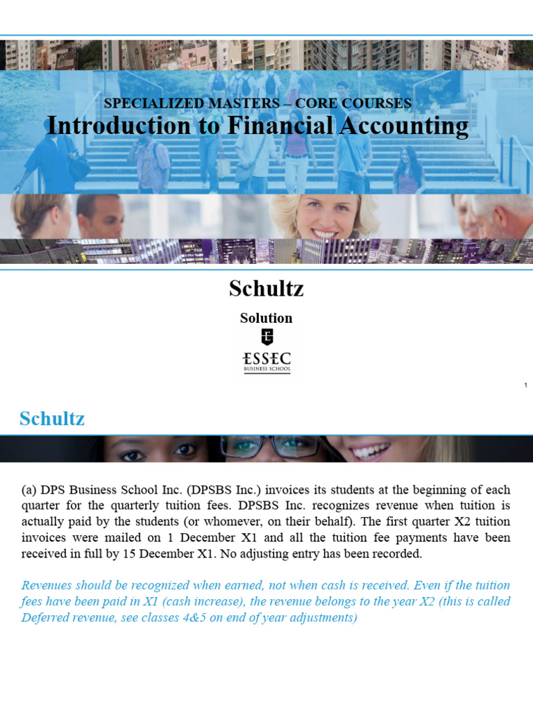 Schultz Class 2 | PDF | Revenue | Cost