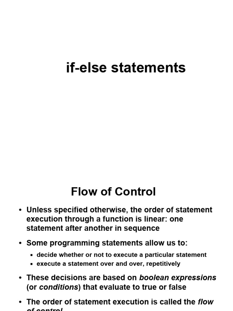 4 If Else 28dec2020 | PDF | Logic | Computing