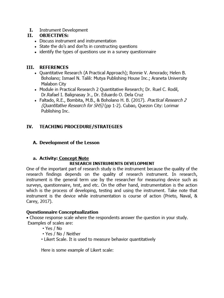 Survey Questionnaire Design Guide | PDF | Question | Likert Scale