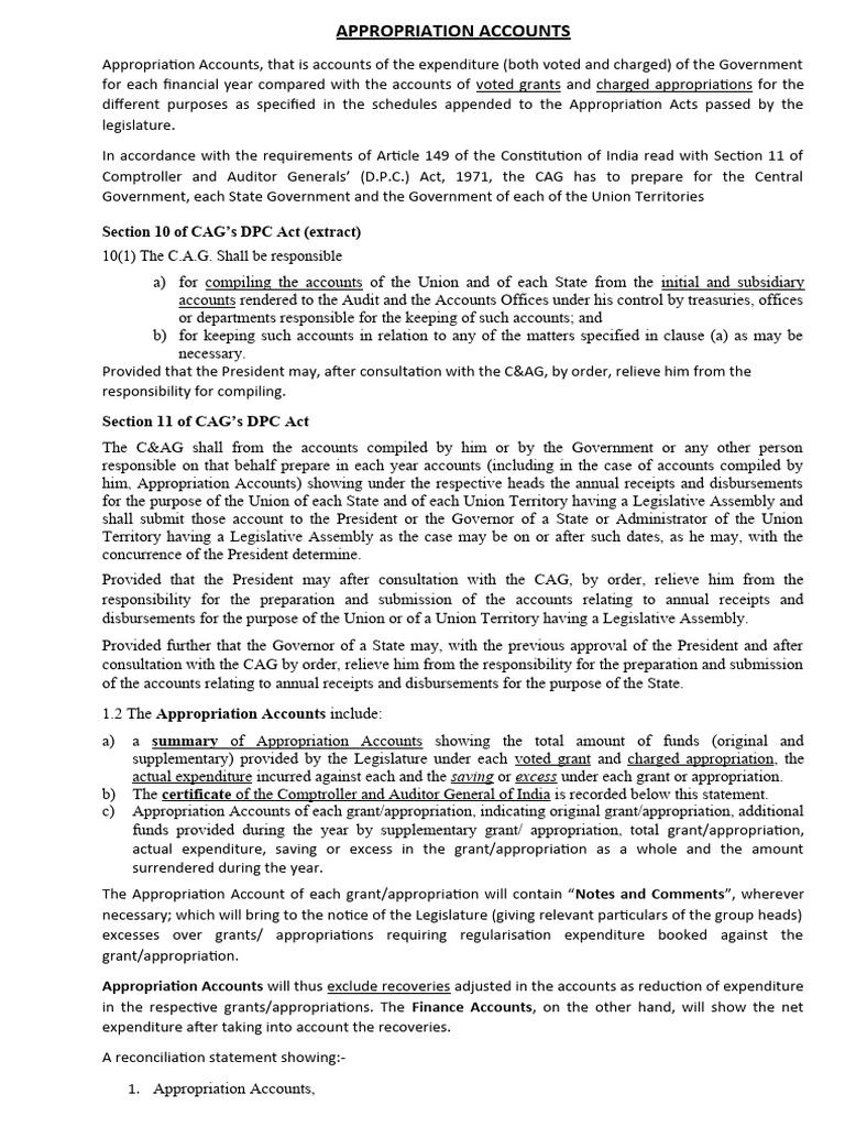 Appropriation Accounts | PDF | Justice | Crime & Violence