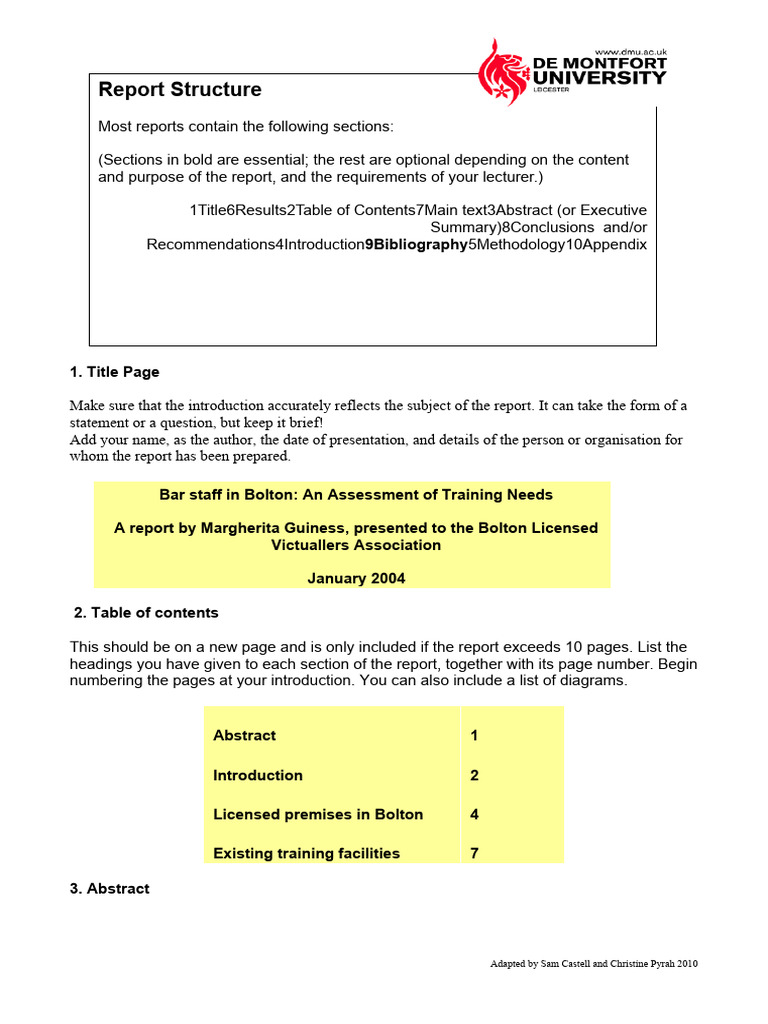 Report Format | PDF | Methodology | Science