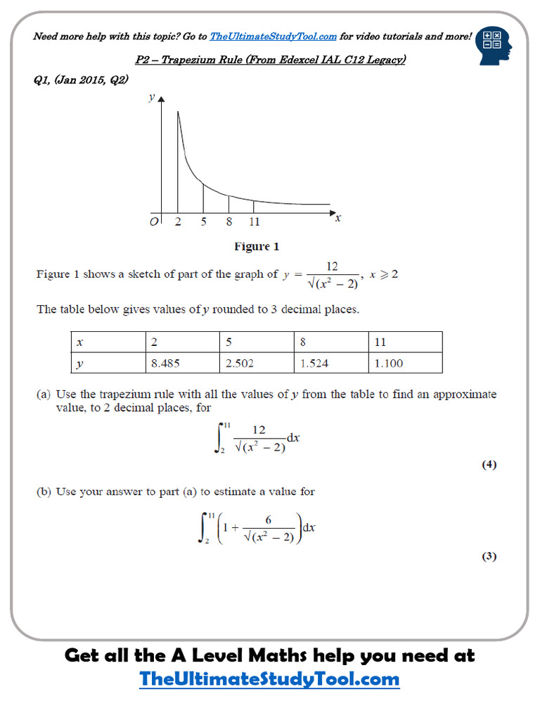 p2 Trapezium Rule | PDF
