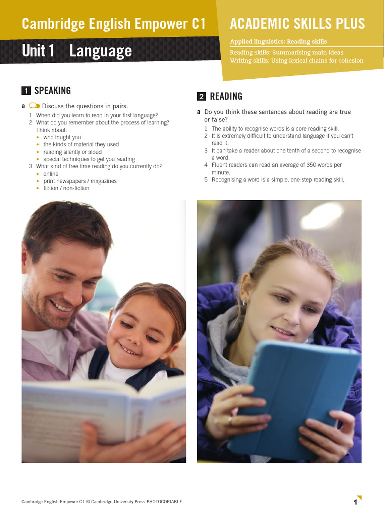 Empower C1 Academic Skills Students | PDF