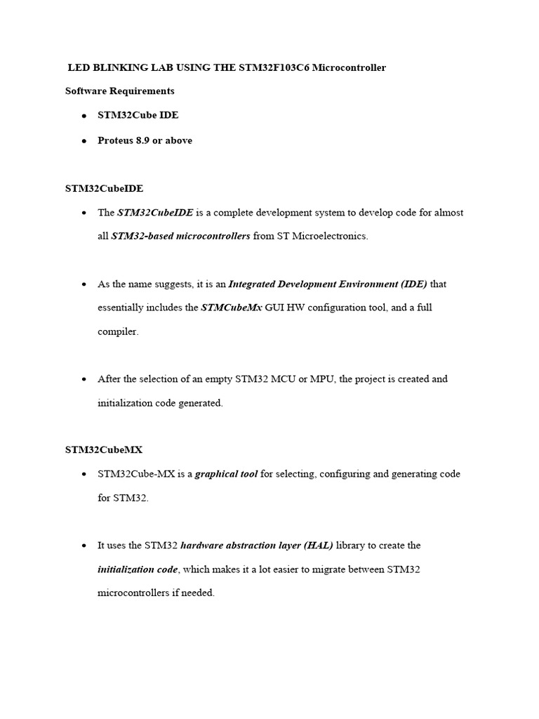 STM32CubeIDE Guide | PDF | Microcontroller | Systems Engineering