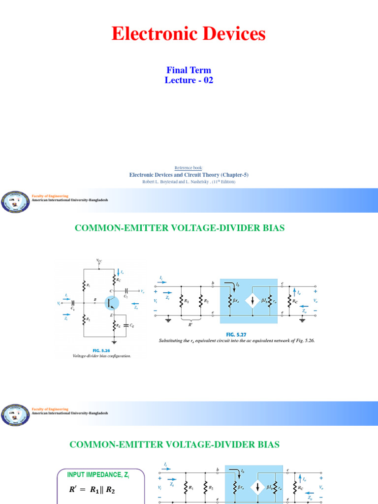 ED - Final Lecture-2 | PDF