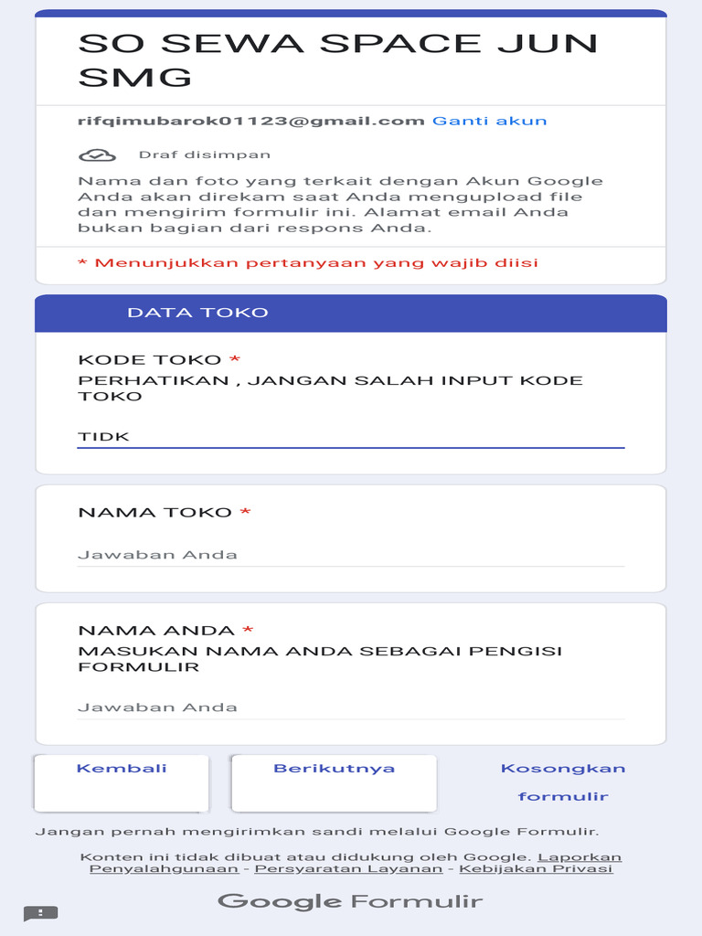 So Sewa Space Jun SMG | PDF
