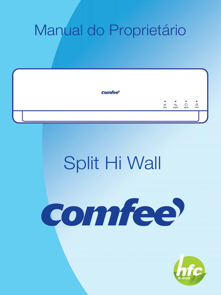 Manual do Proprietário Ar Condicionado Comfee | PDF