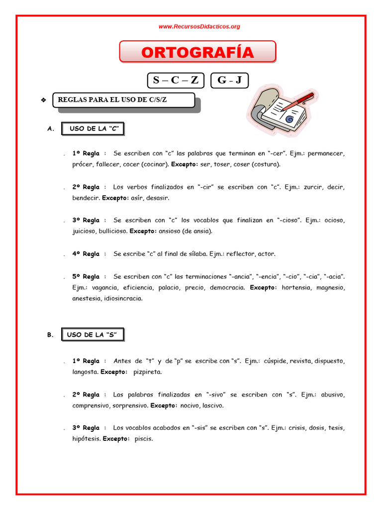 Ortografía | PDF | Estudios de idiomas extranjeros | Métodos y ...