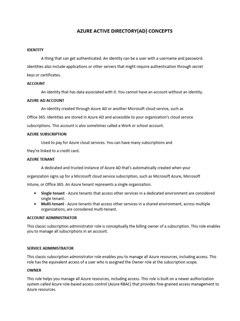 Azure Active Directory | PDF