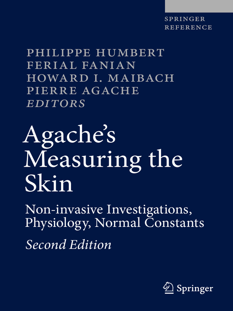 Agaches Measuring The Skin Non-Invasive Investigations, Physiology ...