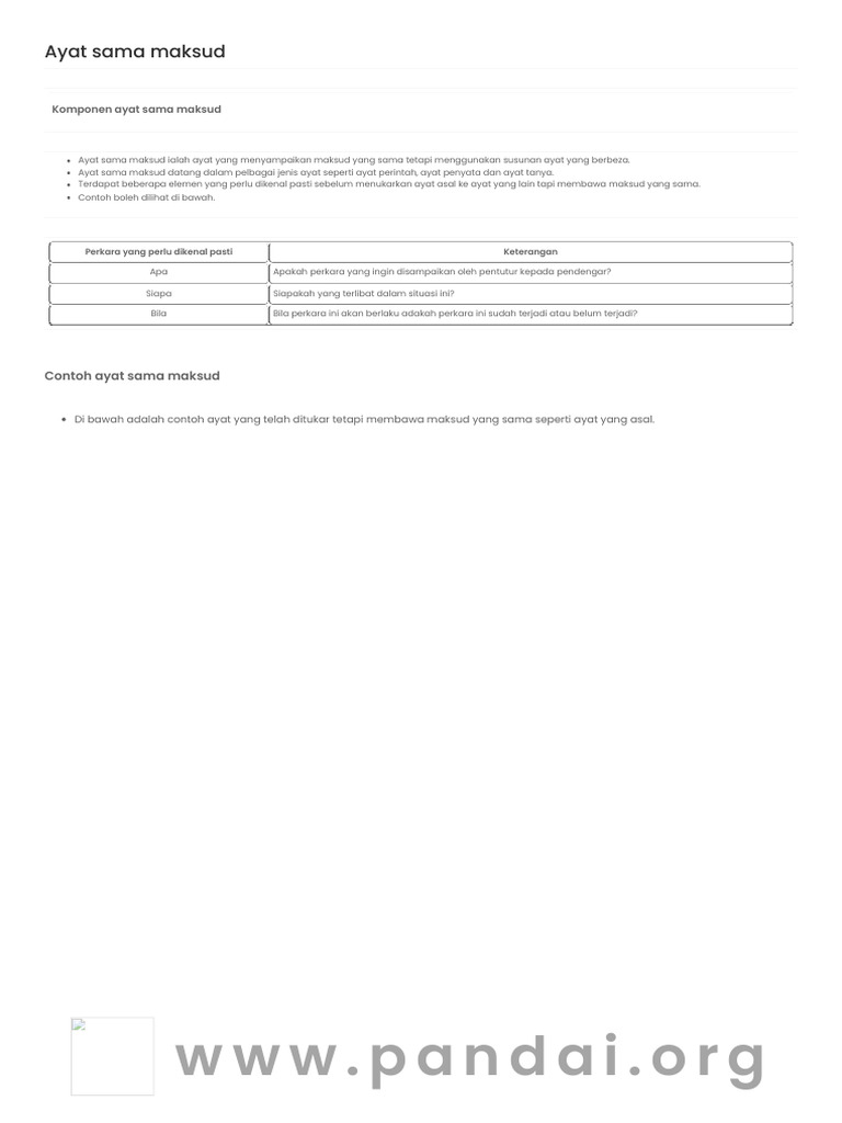 Ayat Sama Maksud | PDF
