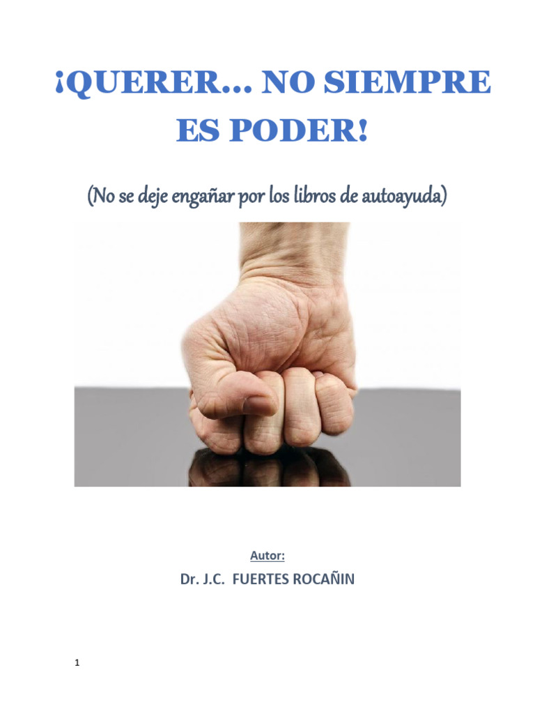 querer-no siempre -es-poder | PDF | Las emociones | Inteligencia emocional