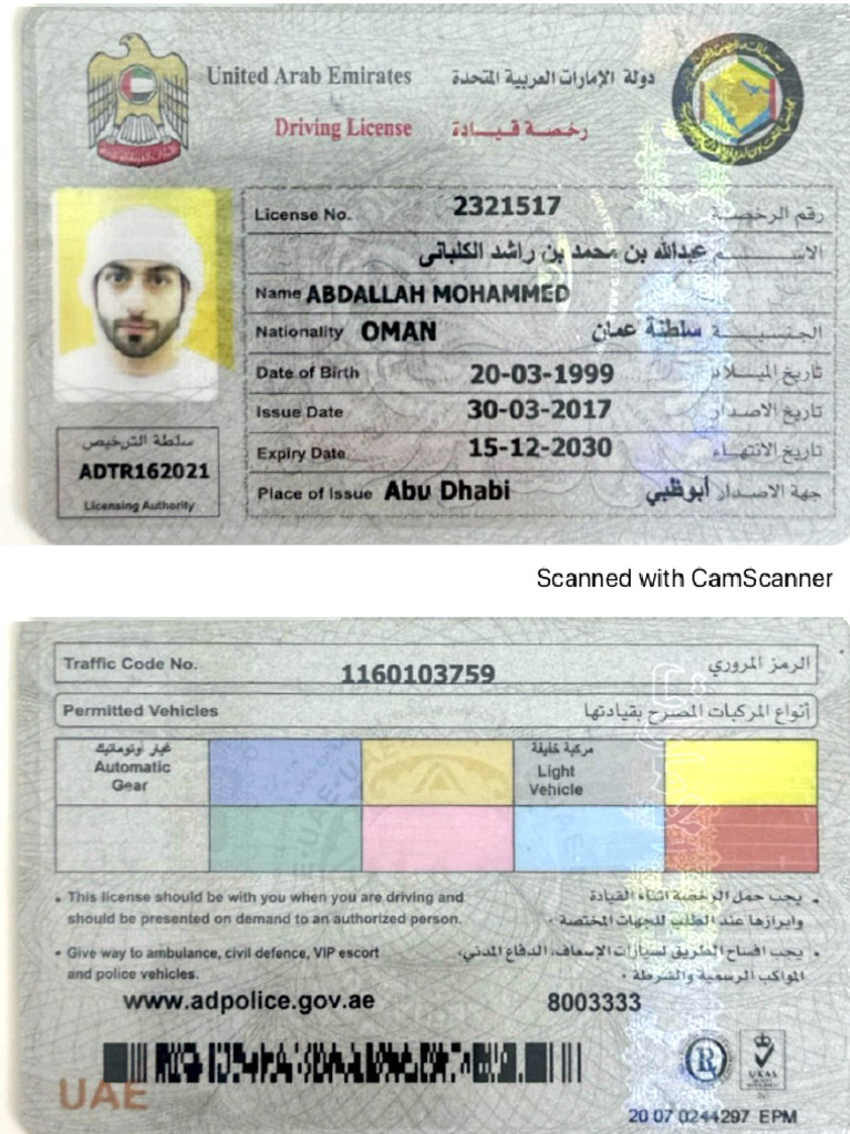 Driving License | PDF