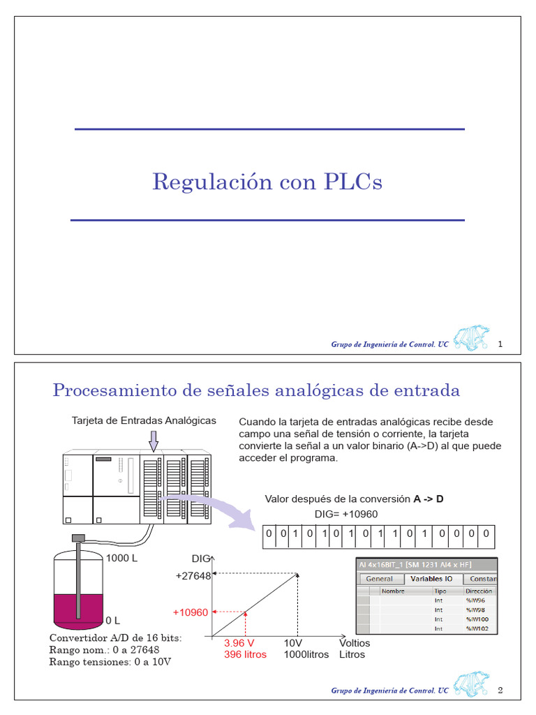 Regulación Con PLCs | PDF