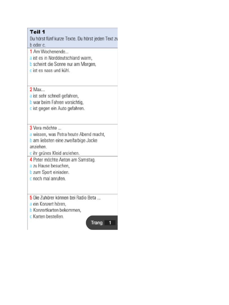 A2 - Test14 Horen | PDF
