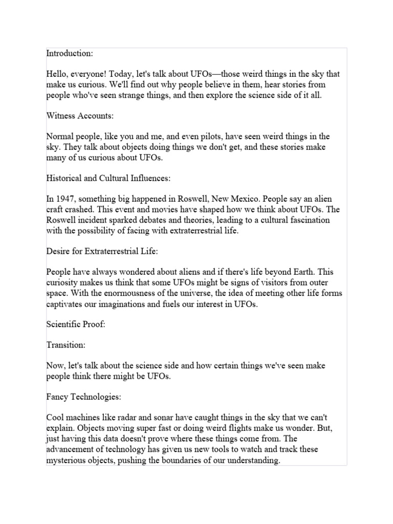 Ufo | PDF | Social Science | Young Adult