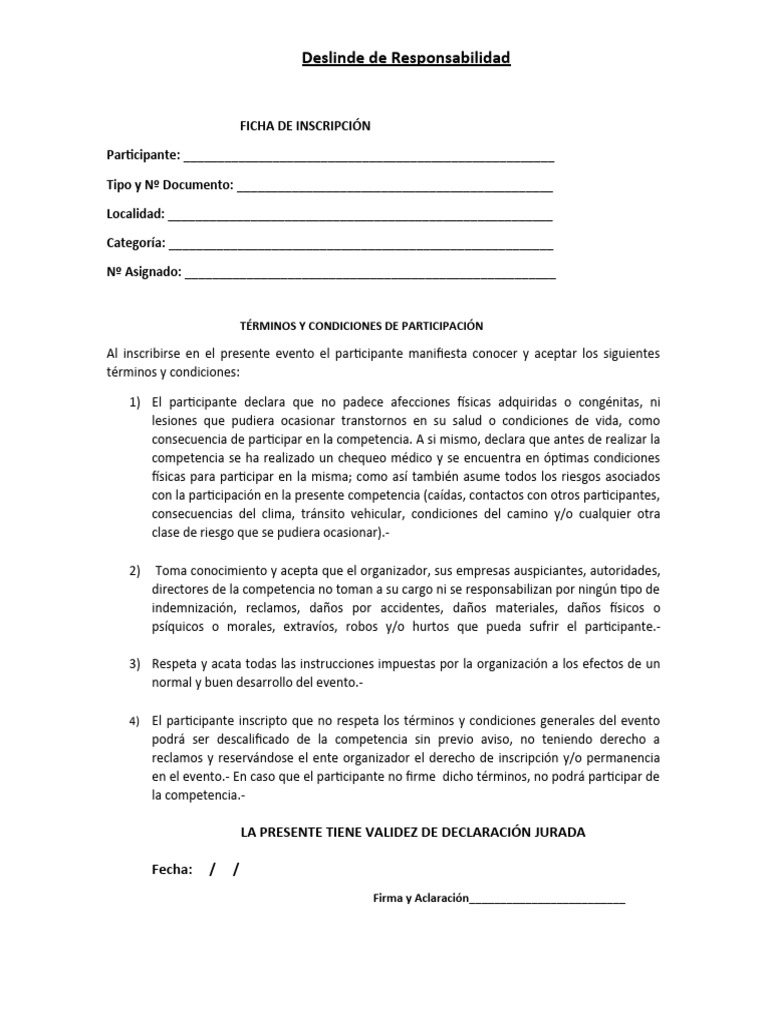 Deslinde Maraton | PDF