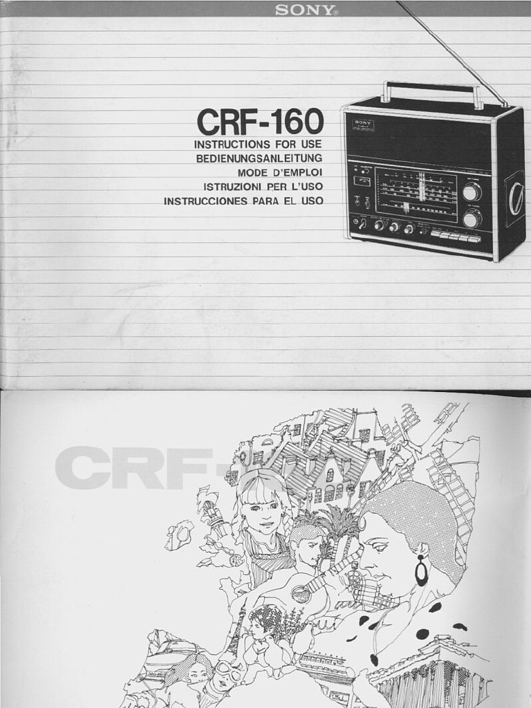 Sony CRF 160 Users Manual | PDF