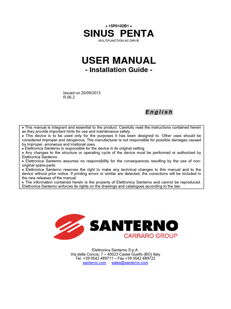 Sinus Penta HW Eng | PDF | Power Supply | Inductor