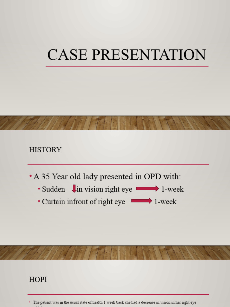 Case RRD | PDF | Diseases And Disorders | Visual System