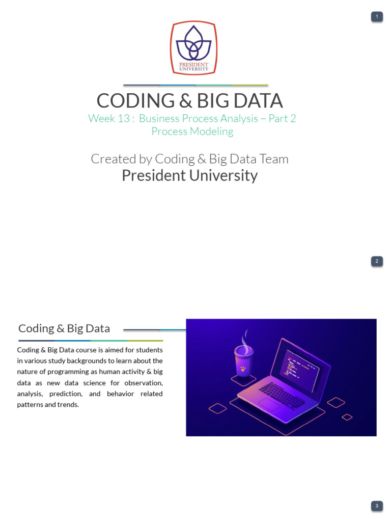 (Coding Big Data) - Week 13 - Business Process Analysis Part 2 | PDF | Use Case | Unified ...